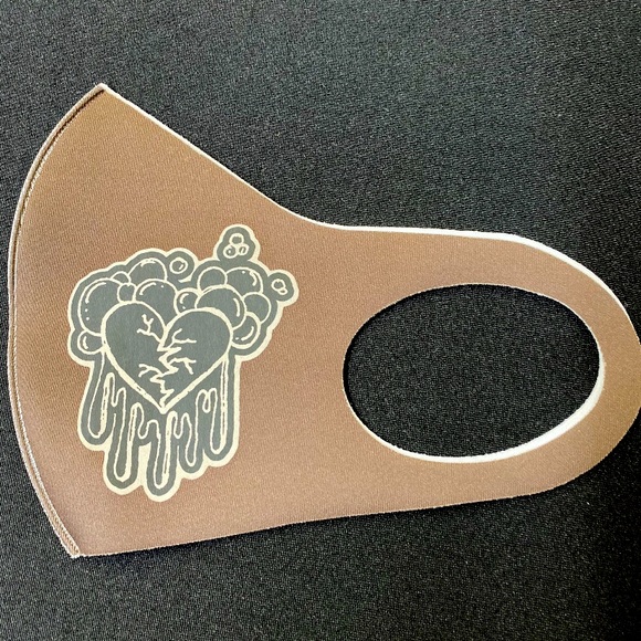 Other | Custom Made Mask Hand Drawn Design By Me | Poshmark